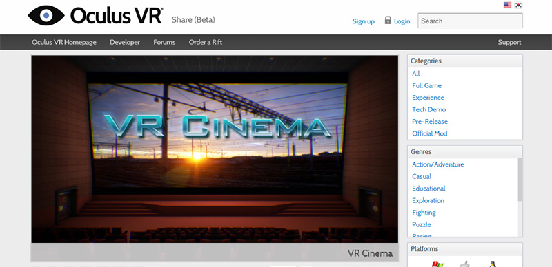 Oculus Launches VR “Sharing” Site for the Rift | Oculus VR News