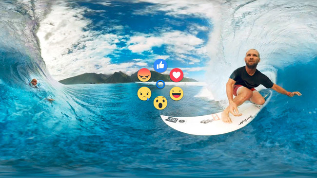 Facebook Brings Reaction Emojis to 360-degree VR Videos | Oculus VR News